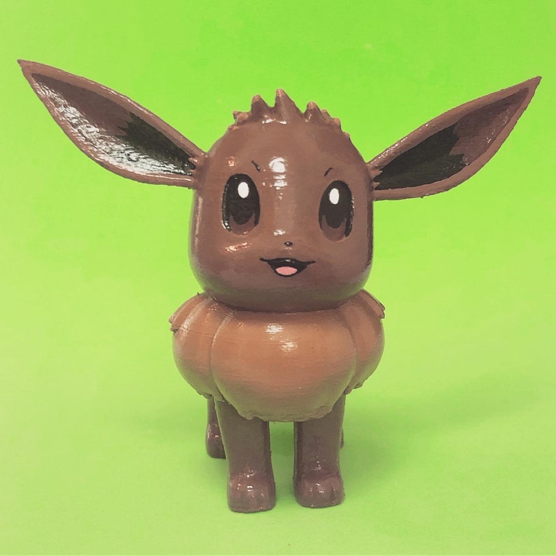 Eevee: 3D Printed & Custom Painted - Etsy