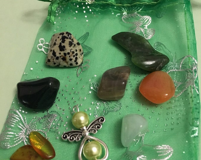 BLADDER PROBLEMS Crystal Healing Set of 7 Crystals to Support Bladder ...