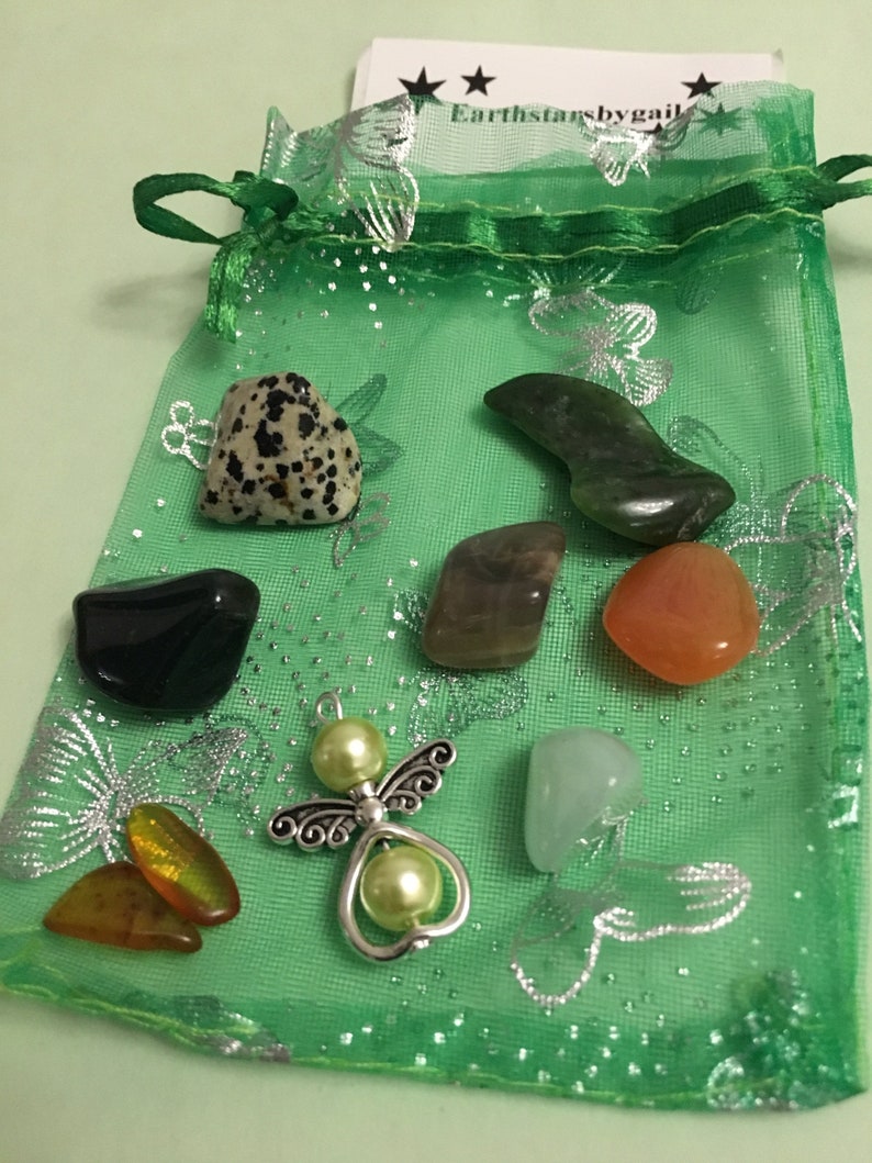 BLADDER PROBLEMS Crystal Healing Set of 7 Crystals to Support Bladder ...