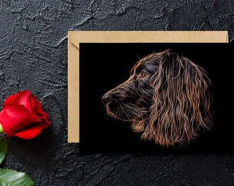Cocker Spaniel Card - Etsy