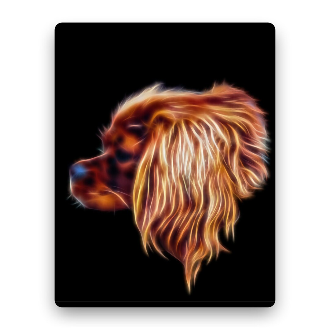 Ruby King Charles Spaniel Metal Wall Plaque Also Available As Etsy Uk