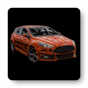 Ford Focus ST Coasters With Stunning Fractal Art Design. Various ...