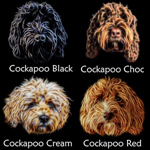 Cross Breed Dog Cushion With Insert. Various Breeds Including Cockapoo ...