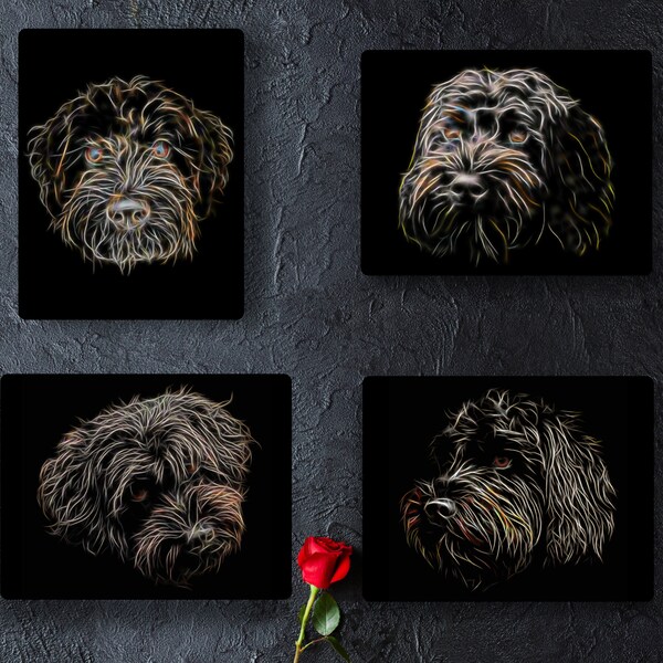 Labradoodle Art - Etsy