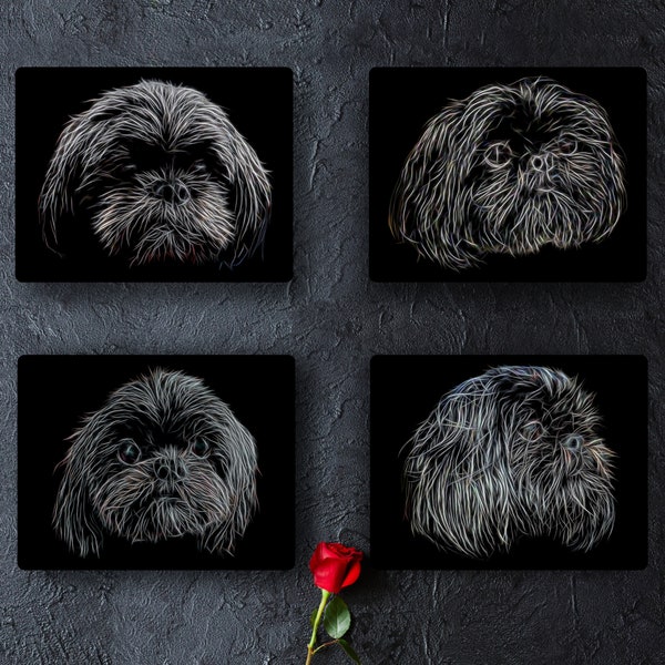 Shih Tzu Wall Art - Etsy
