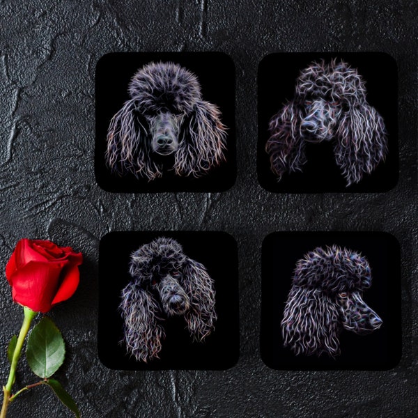 Standard Poodle Art - Etsy