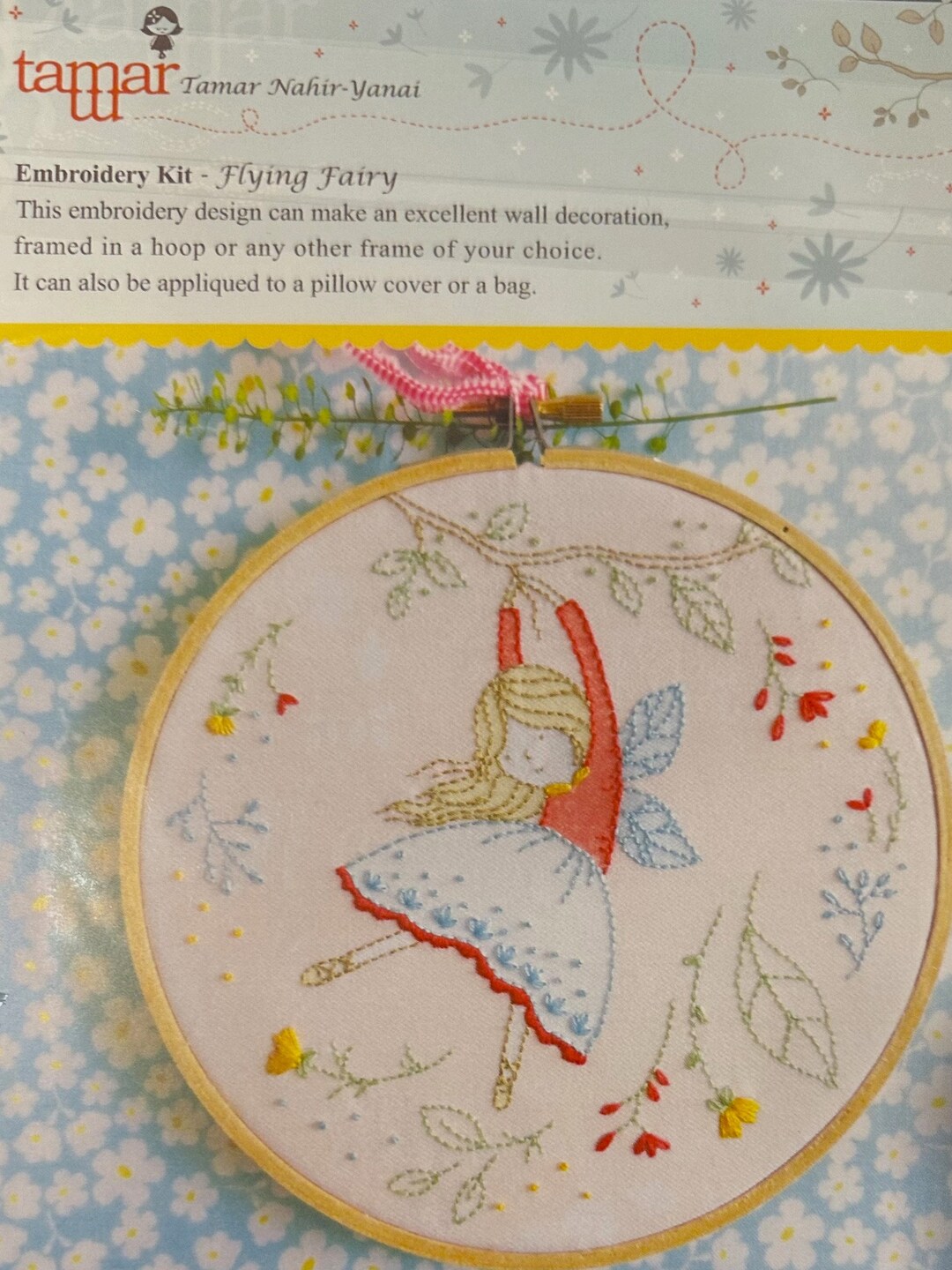Flying Fairy Embroidery Kit by Tamar Nahir Yanai - Etsy