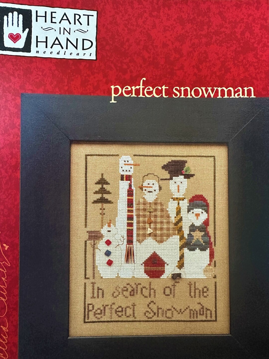 Perfect Snowman by Heart in Hand Needleart - Etsy