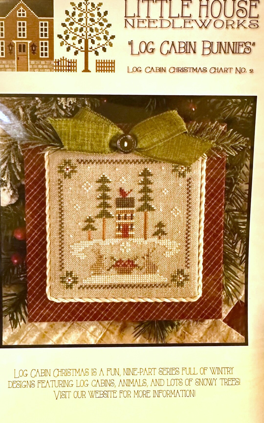 Log Cabin Bunnies by Little House Needleworks - Etsy