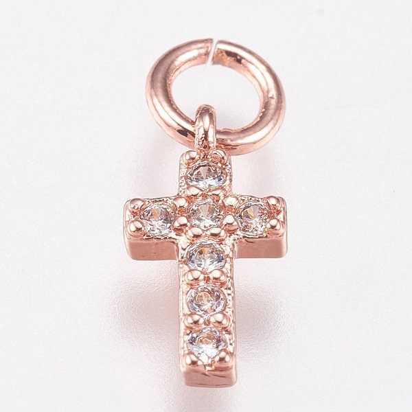 Rose Gold Cross - Etsy