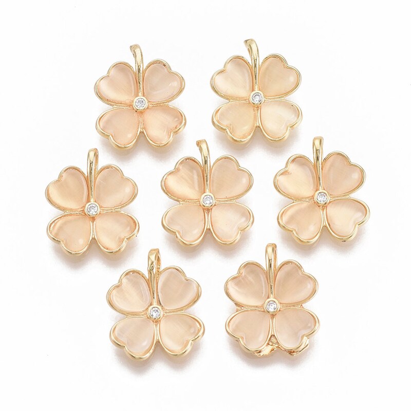 Peach Leaf Clover - Etsy