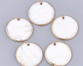 Flat Round Shell - Etsy