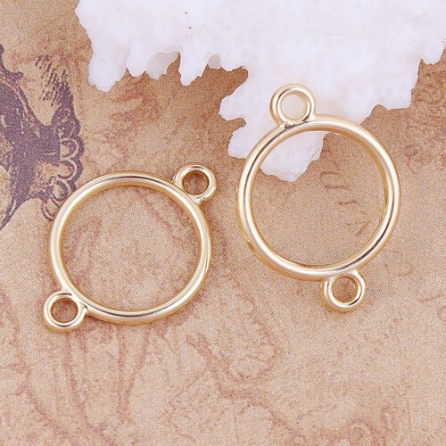 5 Pcs Gold Daisy Connector Big Flower Connector - Etsy