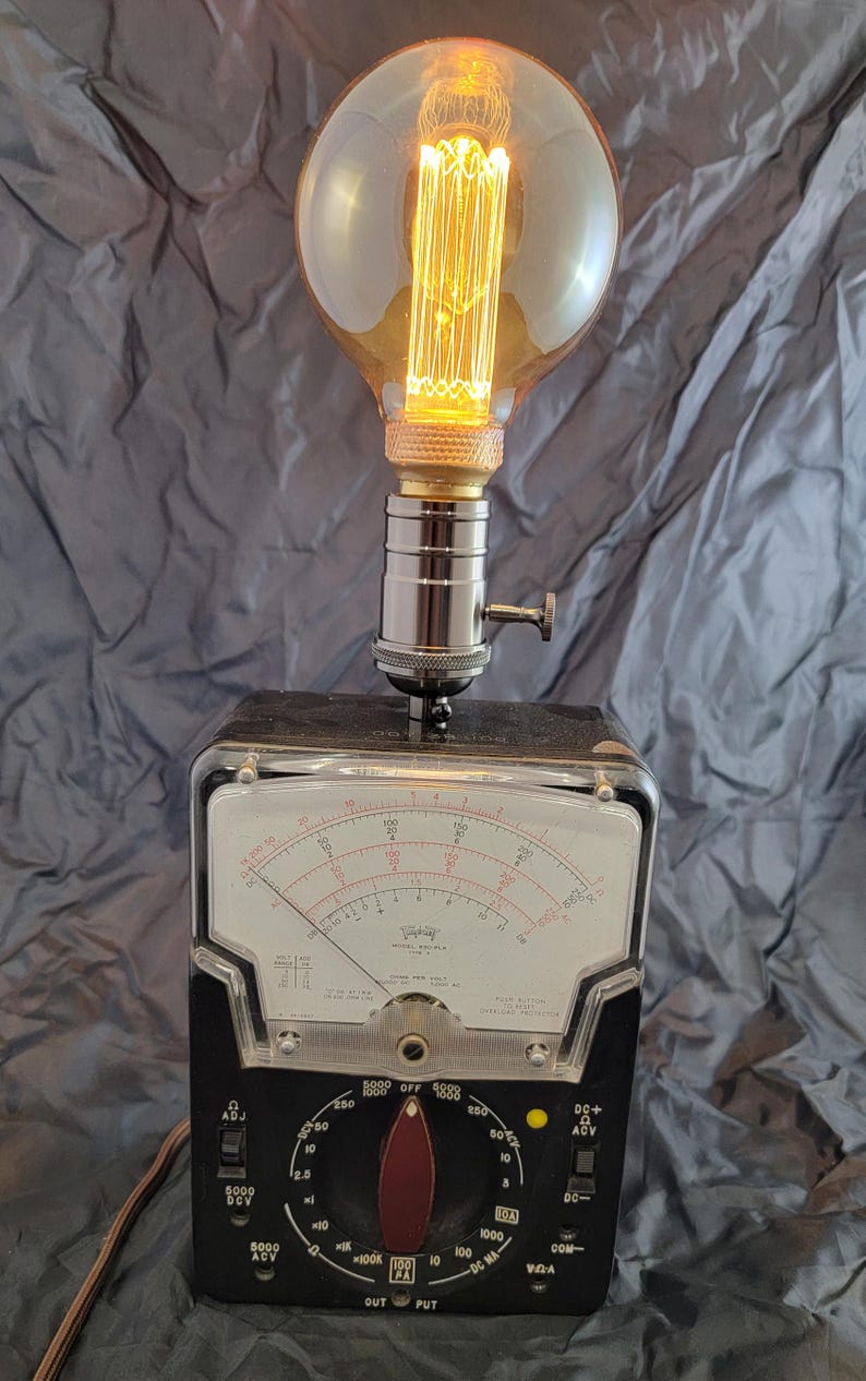 Vintage Multimeter LED Lamp - Etsy