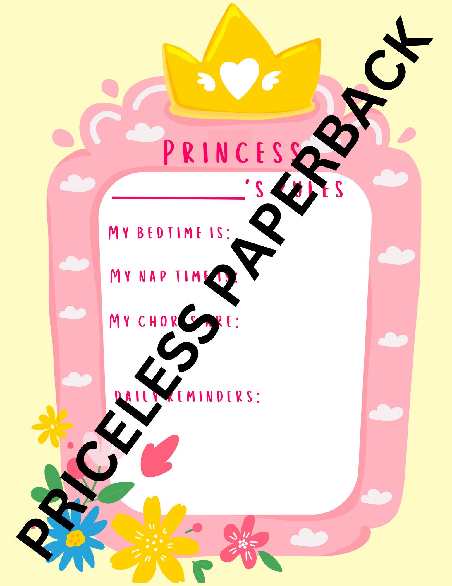 Little Space Princess Rules SFW - Etsy