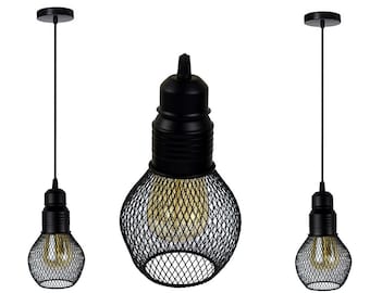 Metal pendant light | Etsy