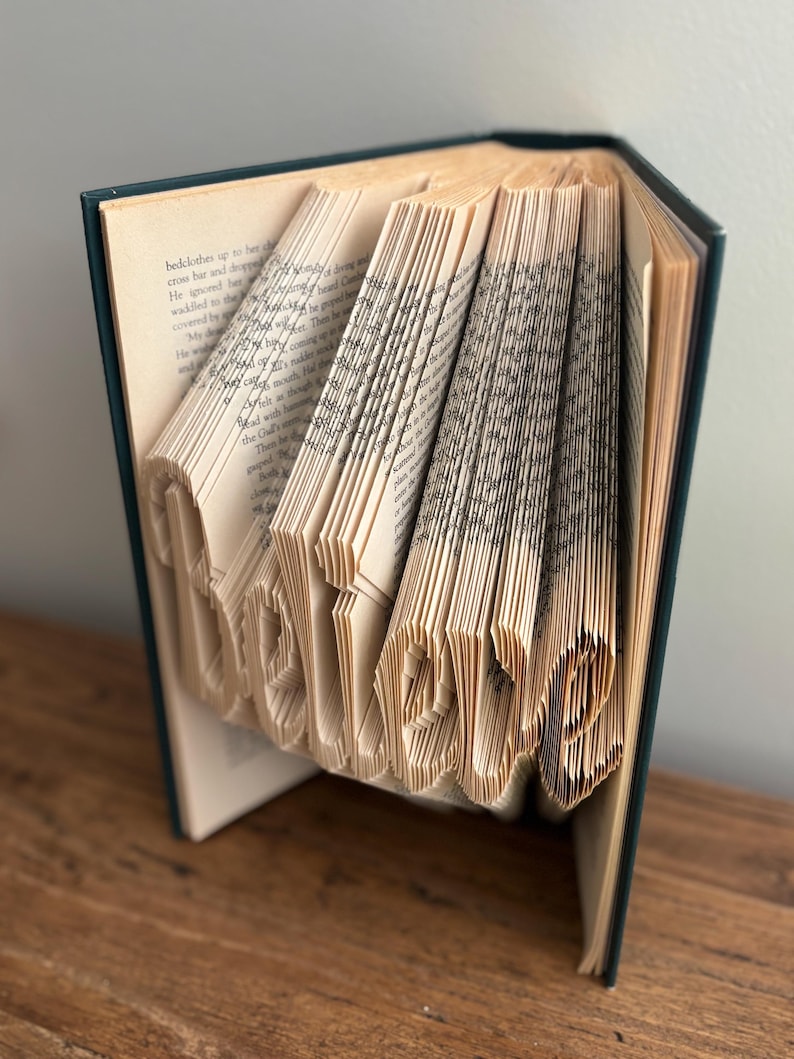 Believe Folded Book Art • Inspirational Gift • Motivational Decor ...