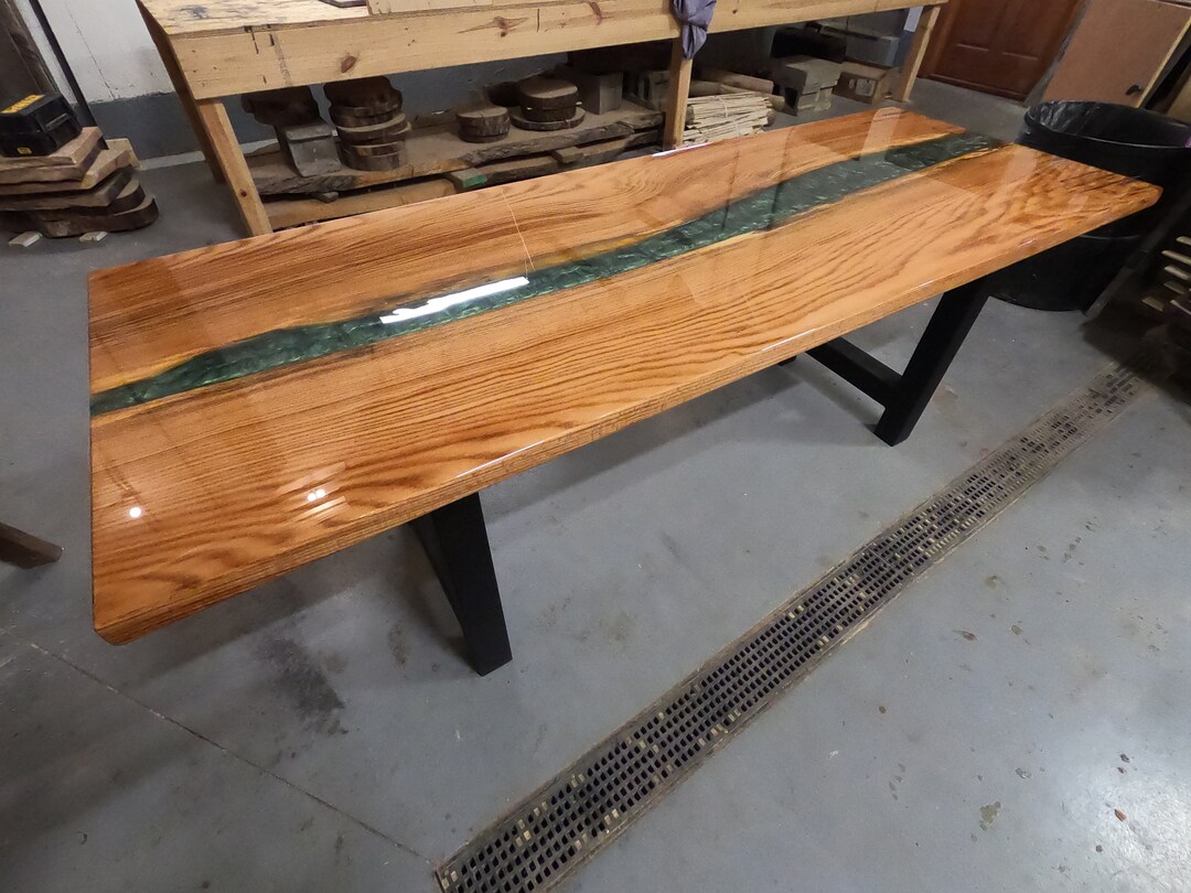 Isle Royale Greenstone River Table - Etsy