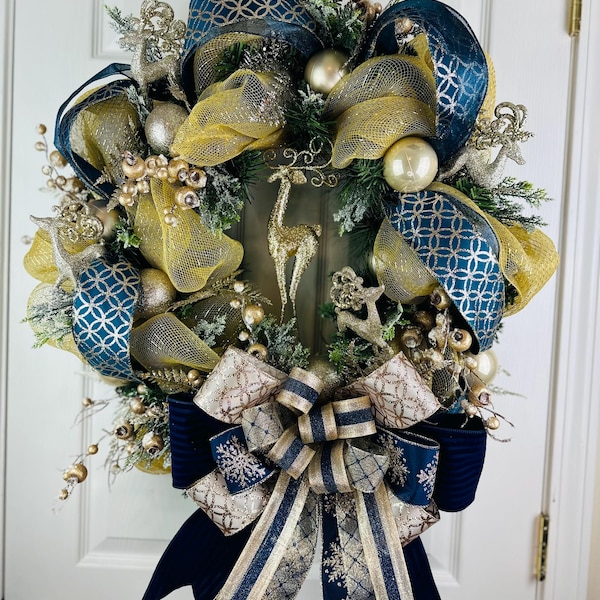 Navy Christmas Decor - Etsy