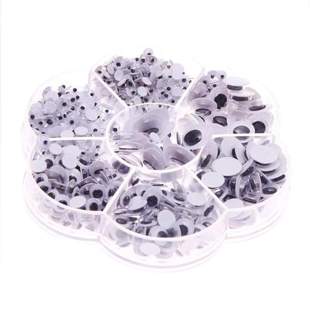 710x Boggle Eyes Moving Eyeballs Googly Eyes DIY Art Craft 4/5/6/7/8/10 ...
