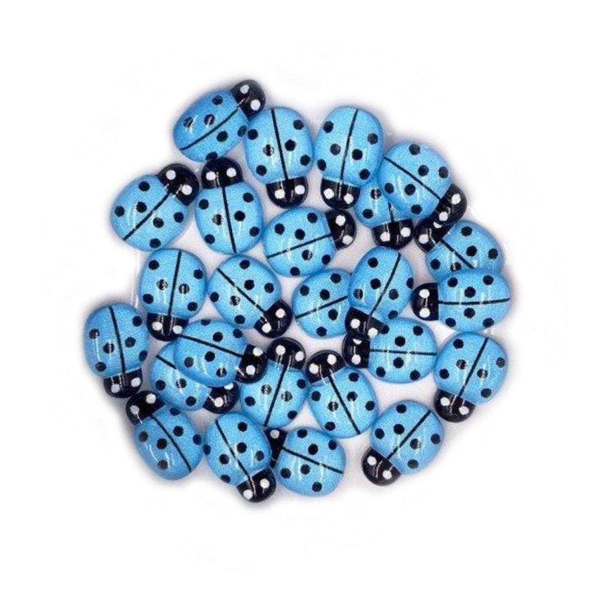 50pcs Ladybug Resin Flat Back Mini DIY Scrapbooking Crafts Home ...