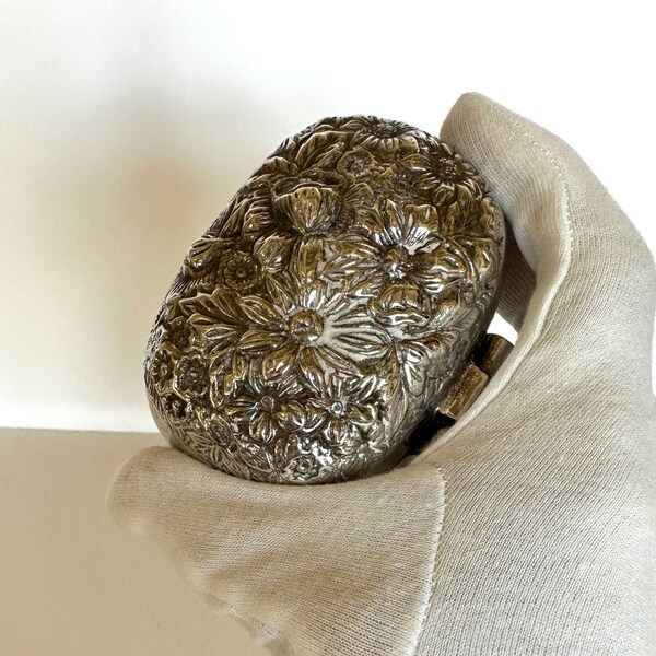 Repousse Silver - Etsy