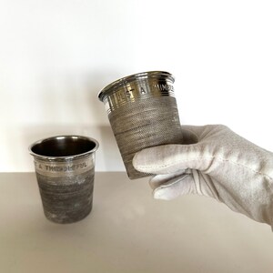 Pair of Thimble Cocktail Cups, Large Thimble Mint Julep Cups early Mid ...