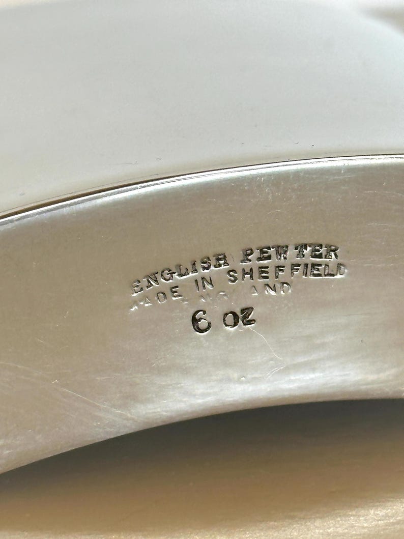 Vintage English Flask, 6 Ounce Hip Flask, Antique Barware Gift - Etsy