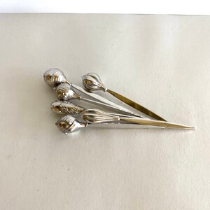 Sterling Silver Cocktail Picks 6, Art Deco Cocktail Picks - Etsy