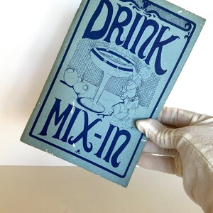 1969 Drink Mix-in Cocktail Book, Vintage Cocktail Booklet - Etsy