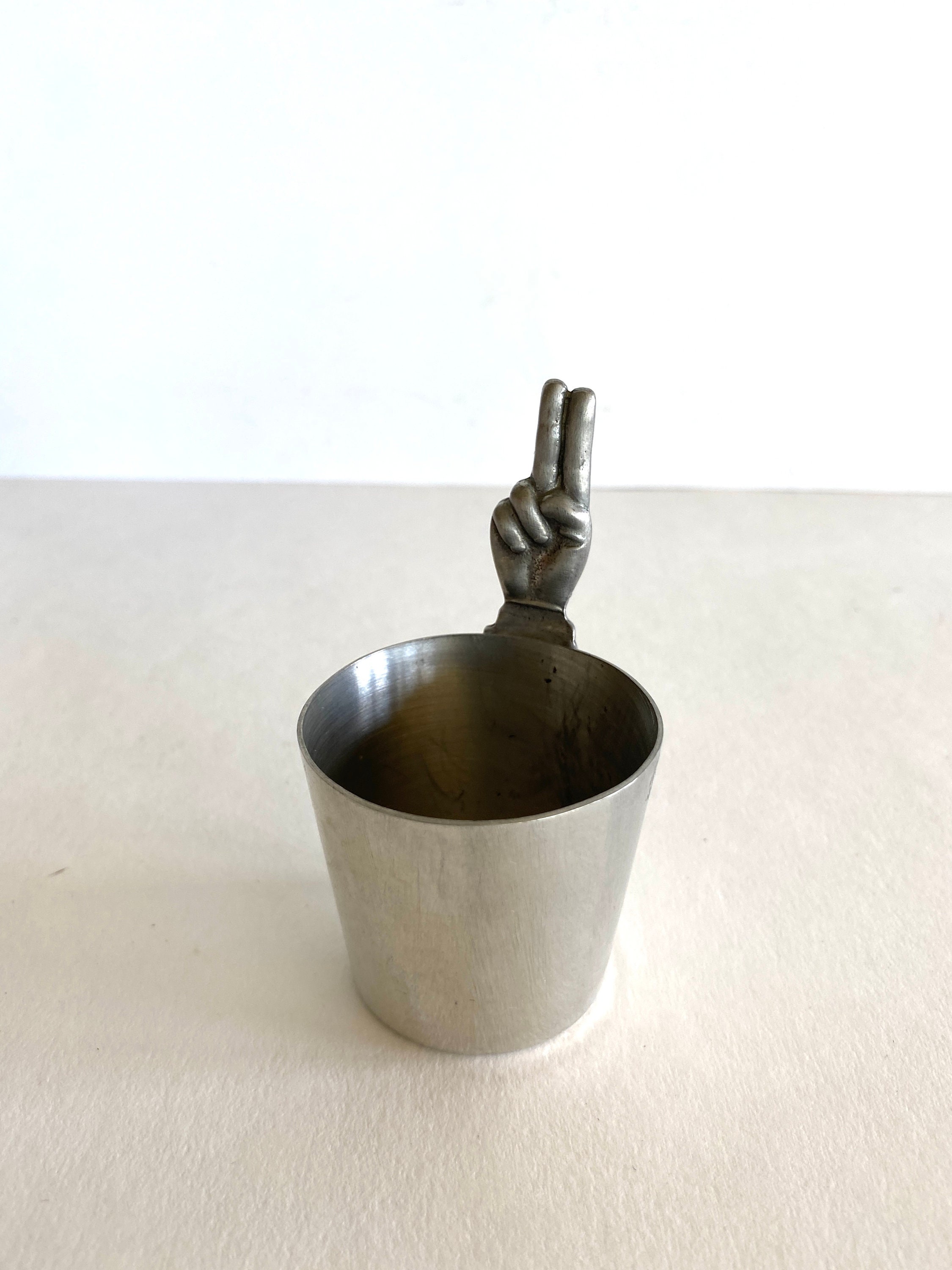 Vintage two-fingers Jigger by Comoy's of - Etsy