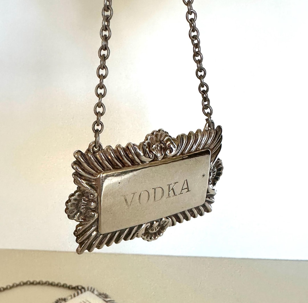 Vintage Liquor Tags (gin, Rum, Bourbon, Vodka), Decanter Tags, Liquor ...