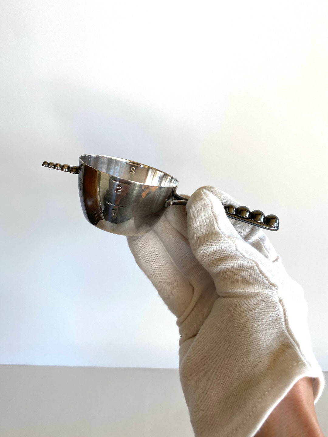 Rollover Jigger, Beaded Handle - Etsy