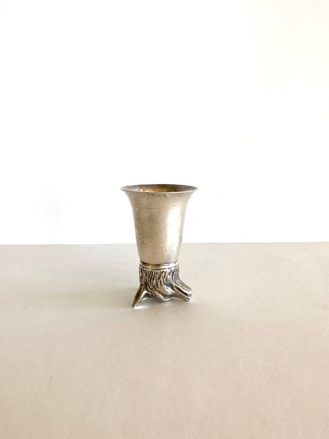 Fox Siverplated Jigger, Vintage Fox Stirrup Jigger, Unique Gift ...