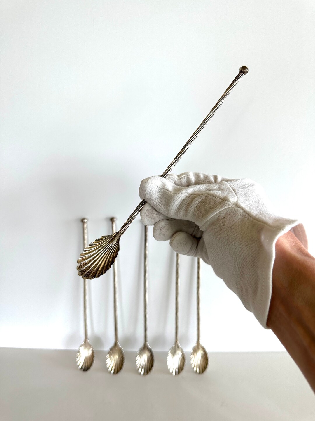 Sterling Julep Spoons (6), Sterling Scalloped Julep Spoons - Etsy