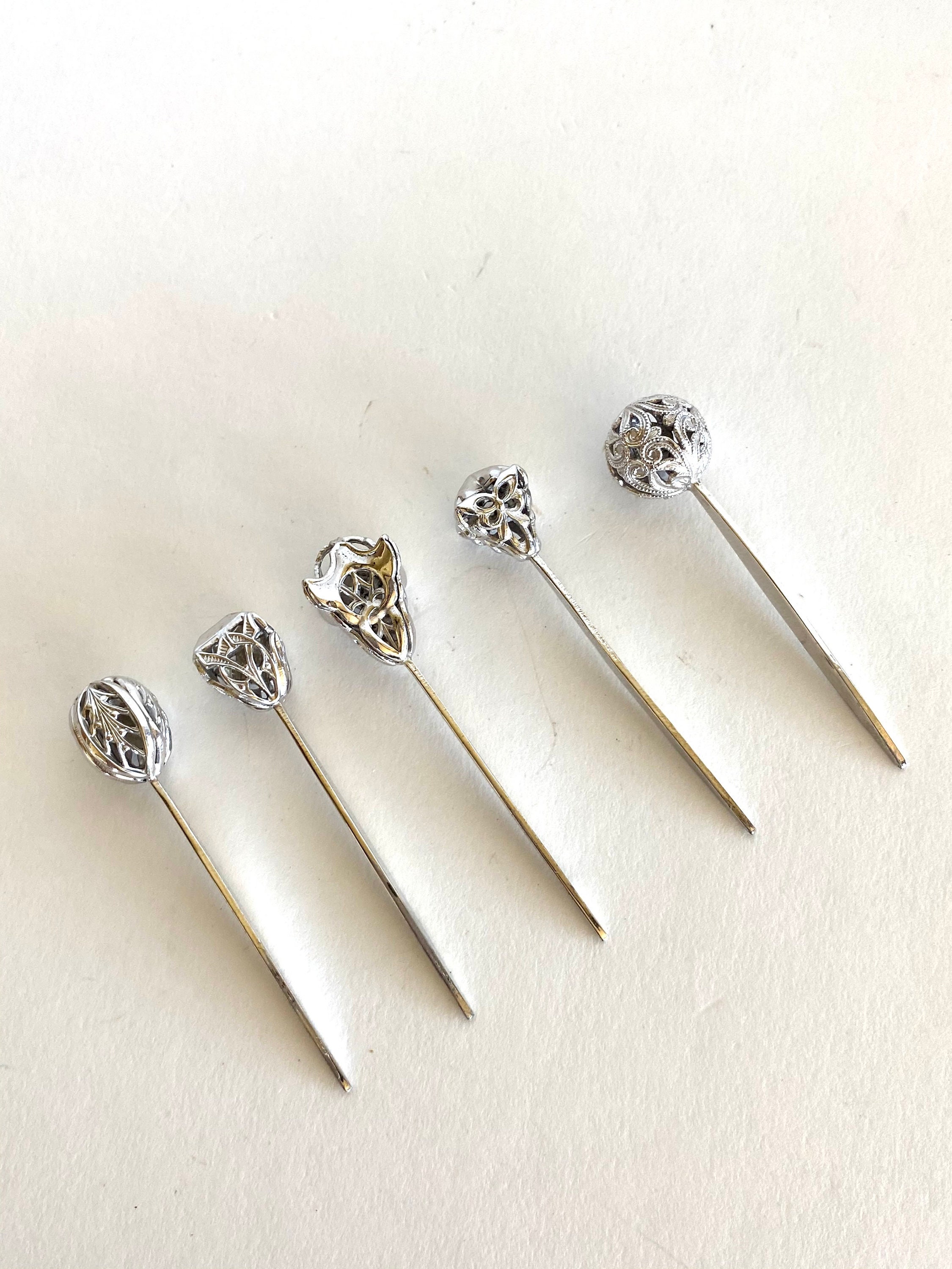 Drink & Barware Kitchen & Dining 5 Vintage Silver Cocktail Picks ...