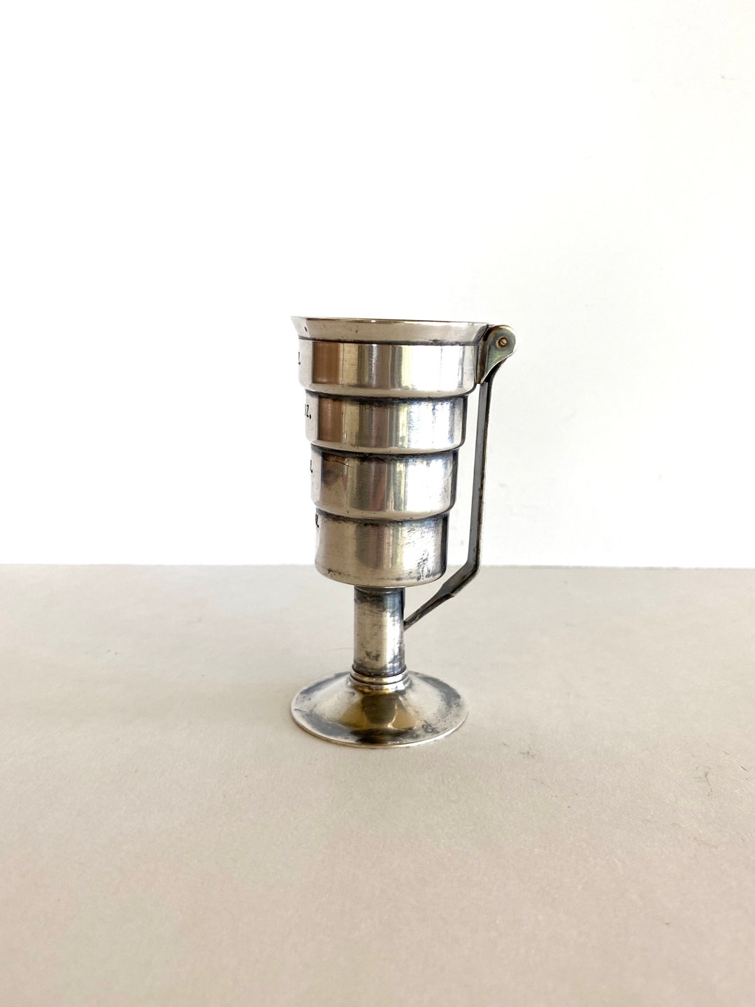 Napier Mechanical Valve Stepped Jigger, 1930s, Napier Jigger, Napier ...