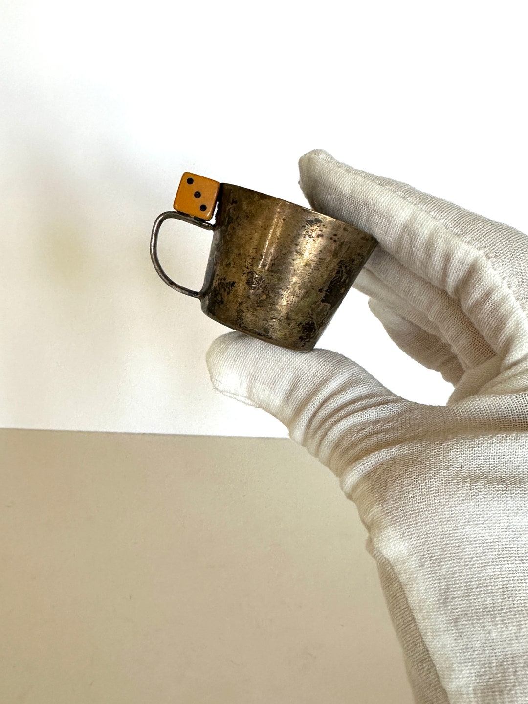 Vintage Figural "dice" Jigger by P.H.V. Co, Bakelite Dice Handle ...