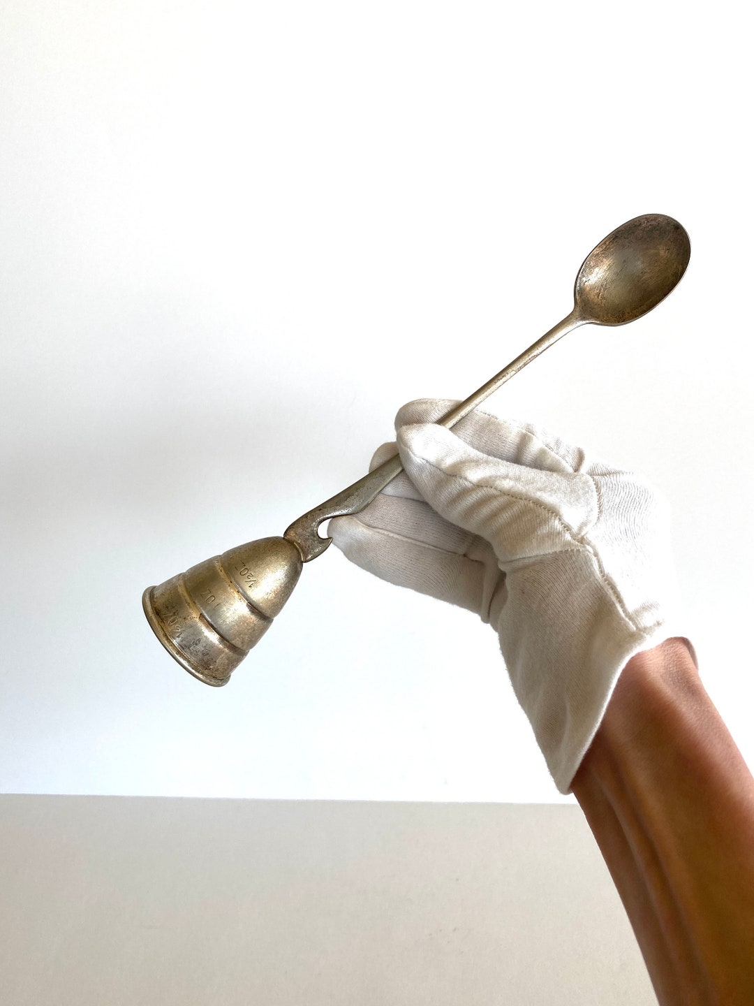 Napier Art Deco 3-in-1 Bar Spoon (jigger, Bottle Opener, Stirring Spoon ...