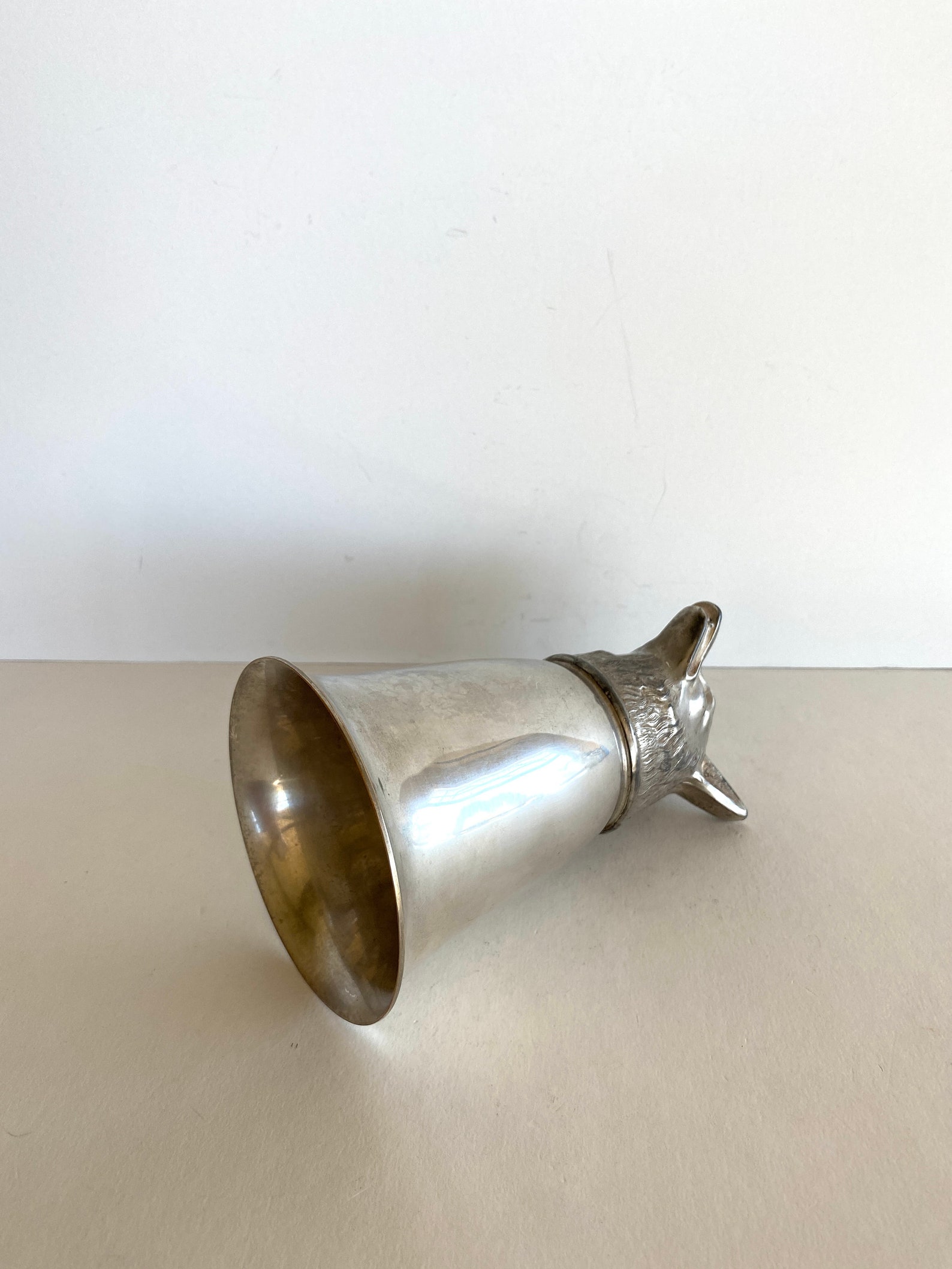 Fox Stirrup Cup Vintage Silver-plated Fox Stirrup - Etsy