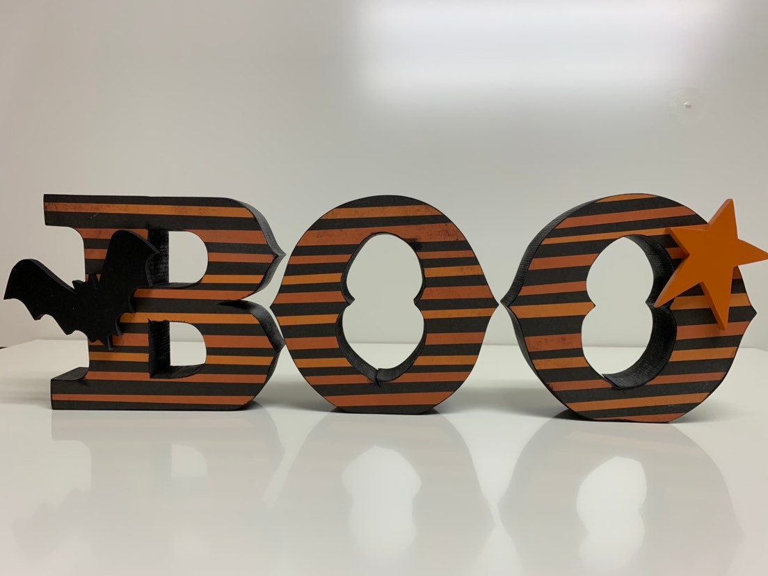 BOO Boo Letter Set | Etsy