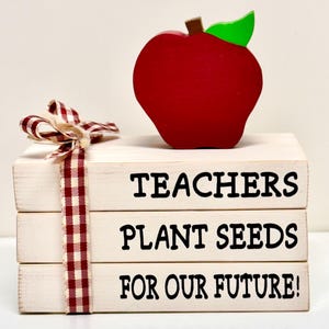 Tiny Apple on Blocks|apple for Teacher|teacher|class Decorations ...