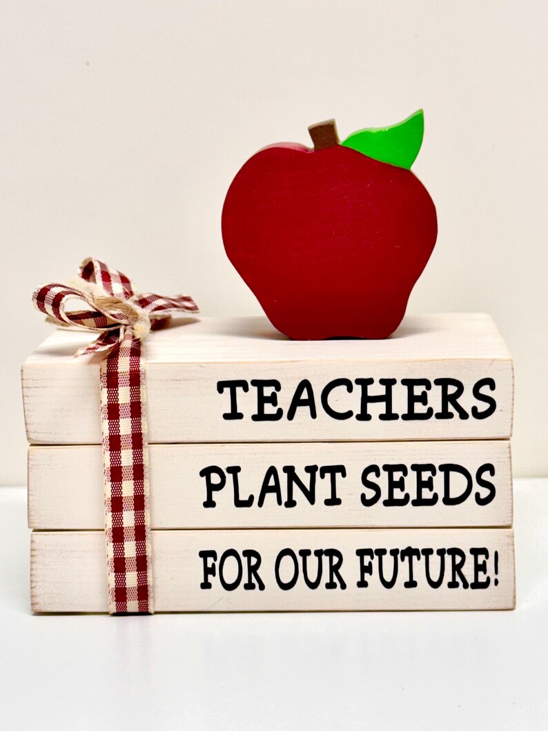 Tiny Apple on Blocks|apple for Teacher|teacher|class Decorations ...