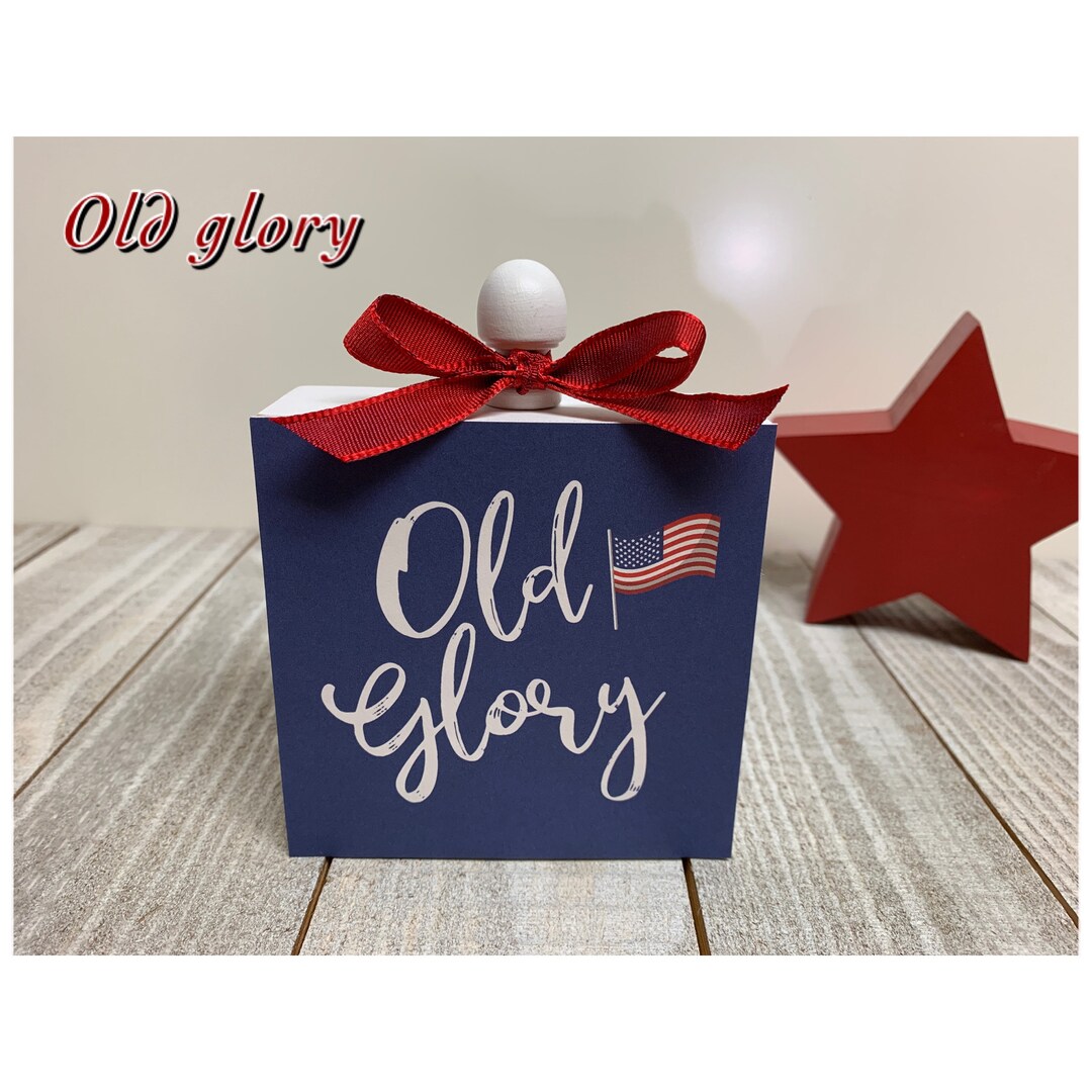 Independence Day Blocks for Decorating |4 X 4 Block |4th of July| - Etsy