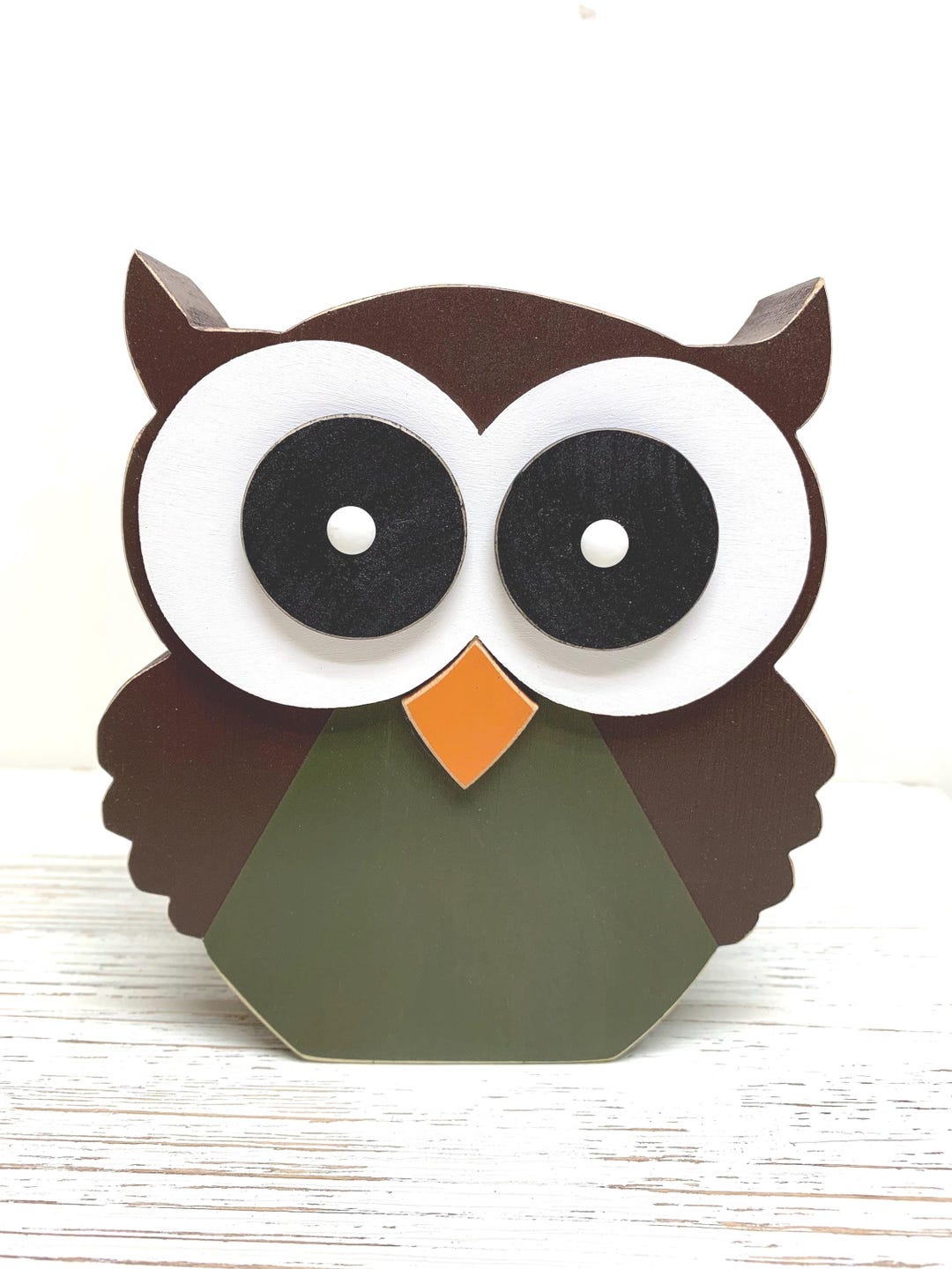 Hand Cut Pine Autumn Owl: Fall Decoration (5.5” X 6”) - Etsy