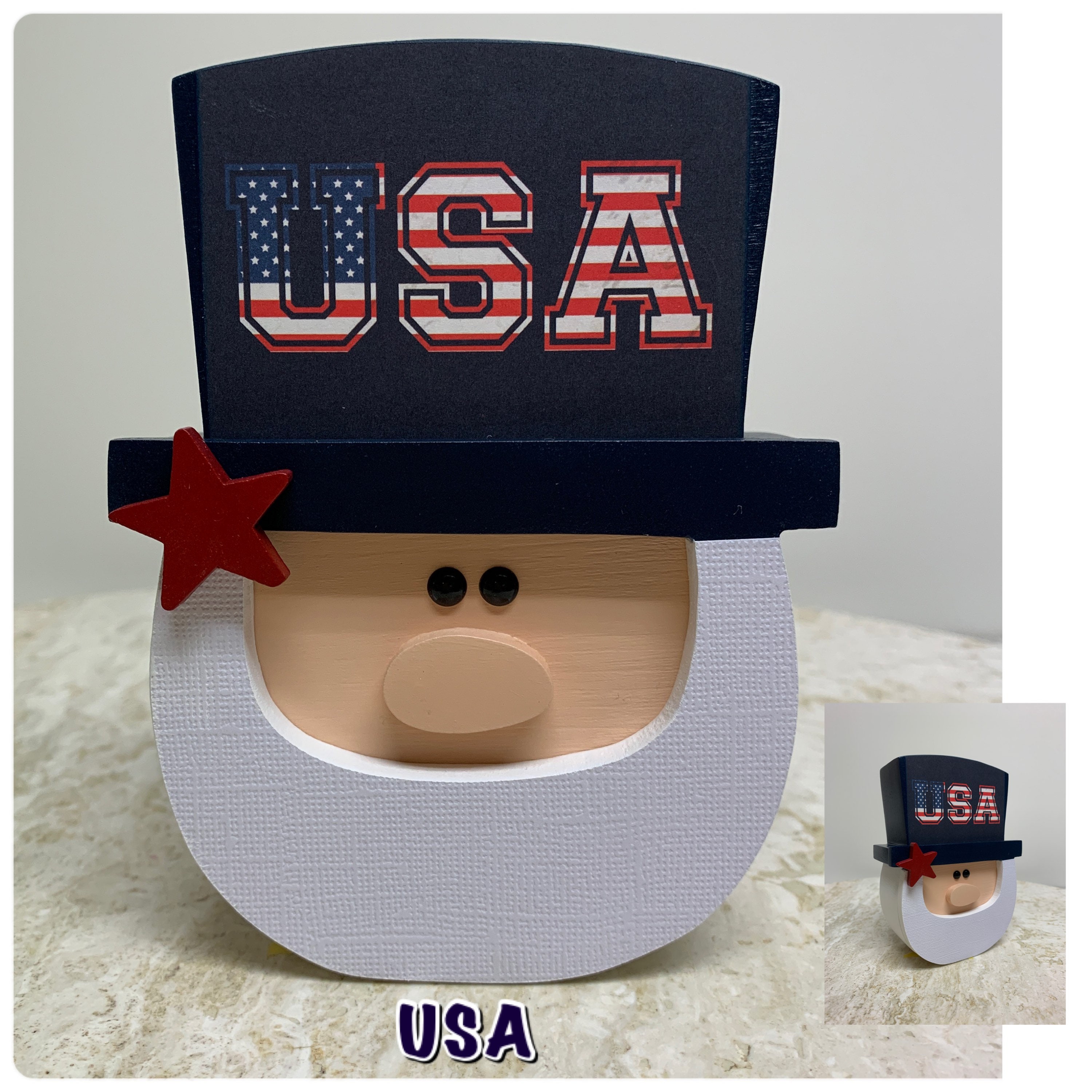 Uncle Sam Fourth of July - Etsy