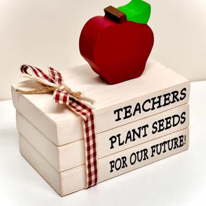 Tiny Apple on Blocks|apple for Teacher|teacher|class Decorations ...