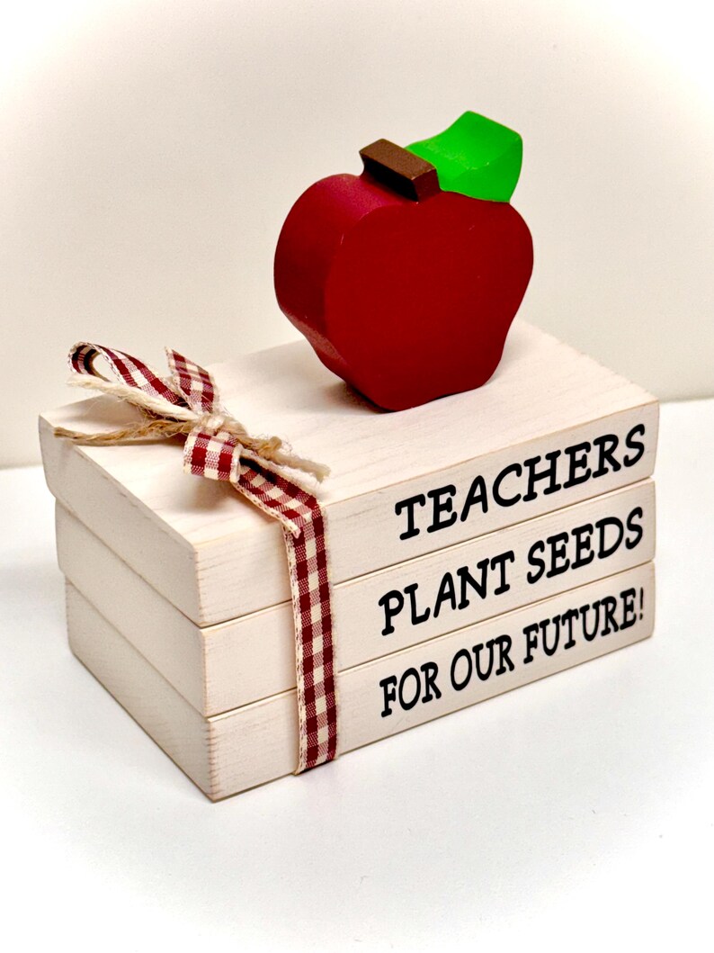 Tiny Apple on Blocks|apple for Teacher|teacher|class Decorations ...