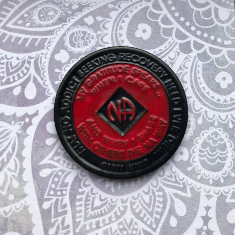 Narcotics Anonymous Medallion Anniversary Ts Personalized Etsy