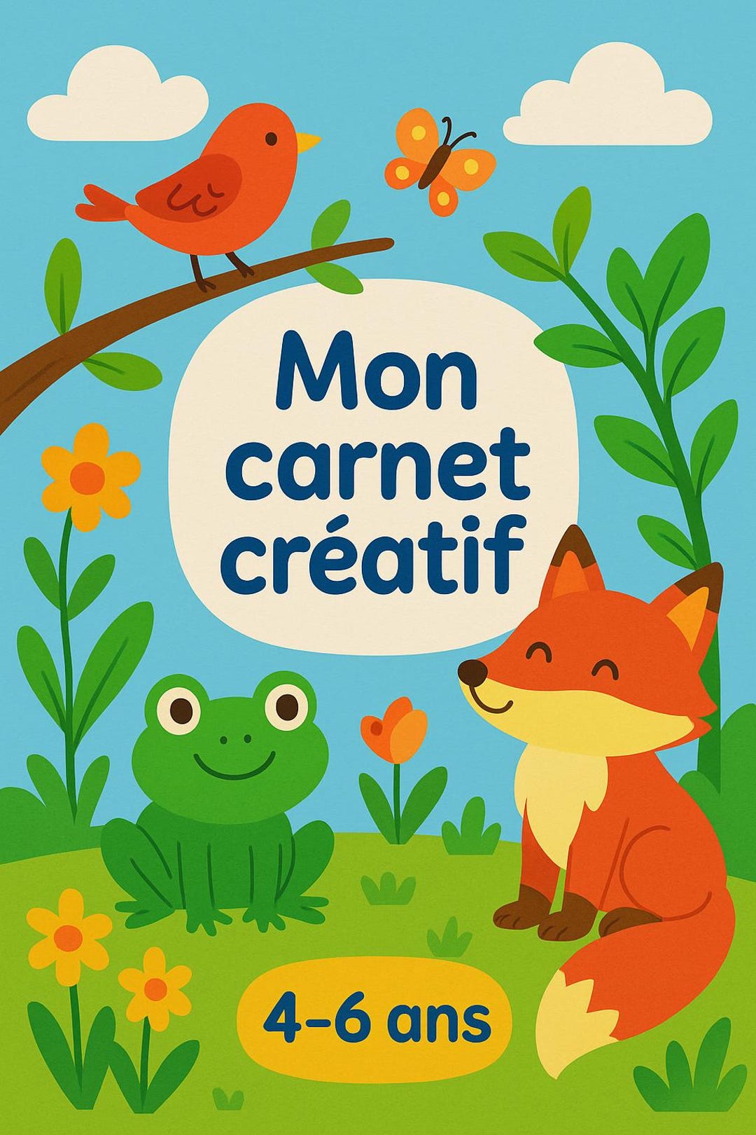 Printable Creative Notebook for Children Aged 4-6 • Animals & Nature ...